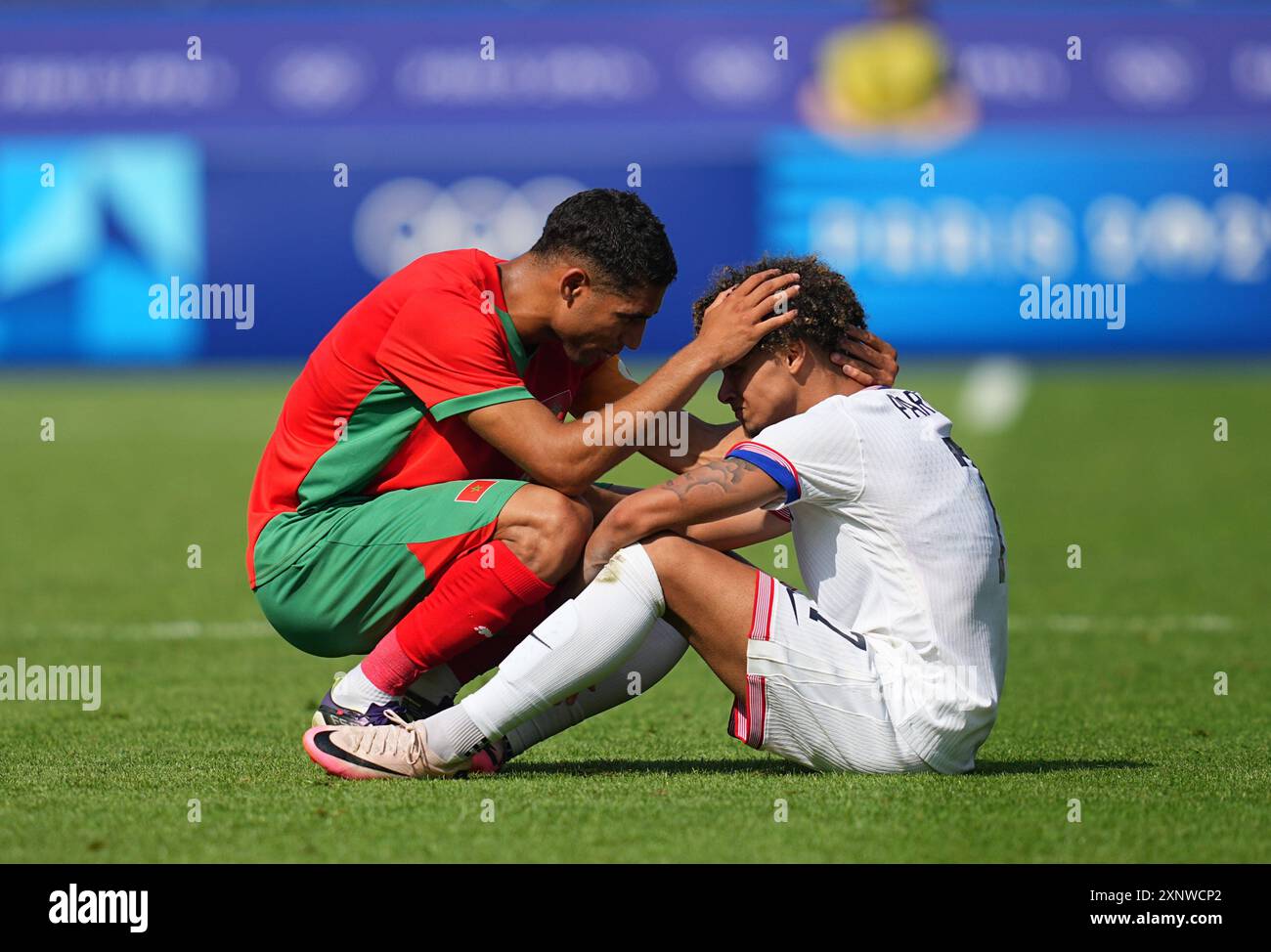 August 02 2024: Kevin Paredes (USA) with post game despair during a ...