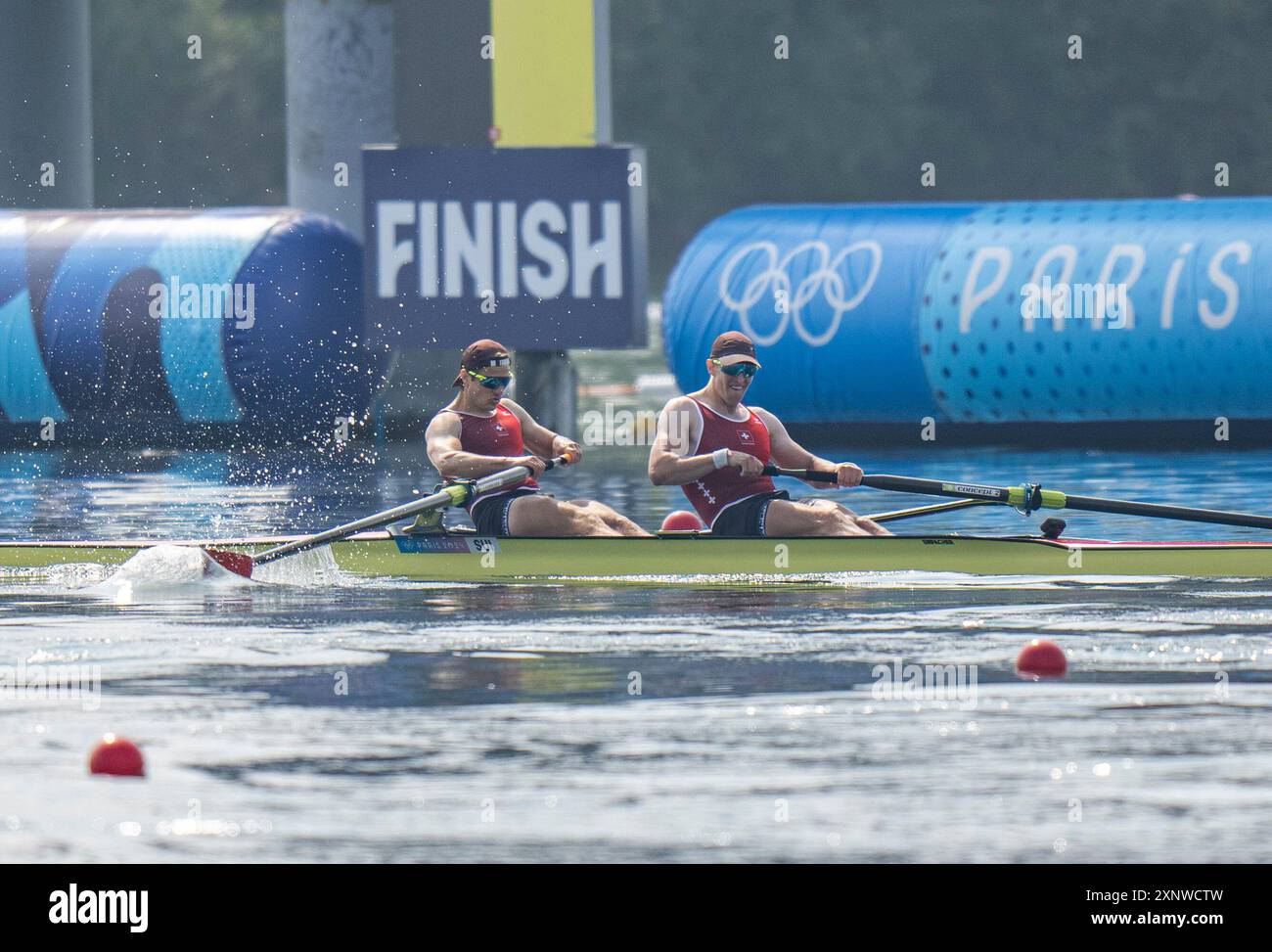Vaires Sur Marne. 2nd Aug, 2024. Roman Roeoesli/Andrin Gulich of ...