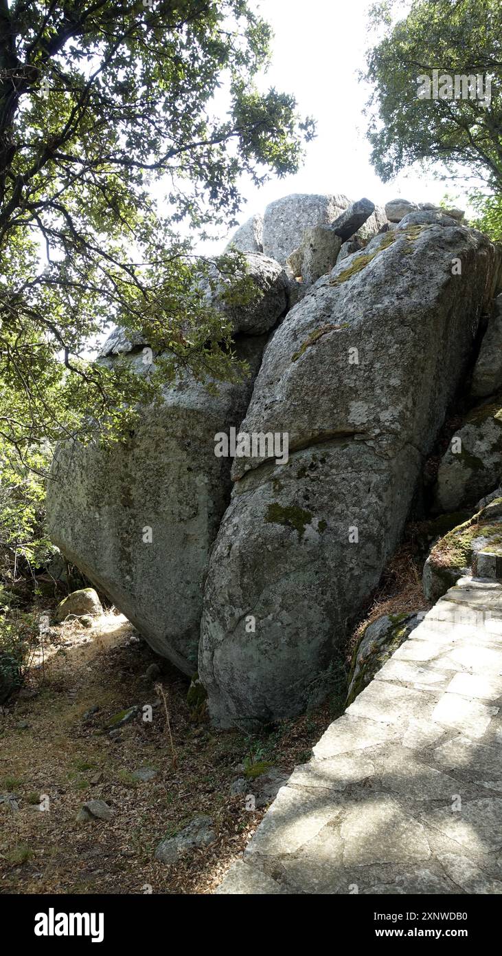 A glimpse of the giant rocks shaped by the wind present in the Gallura ...