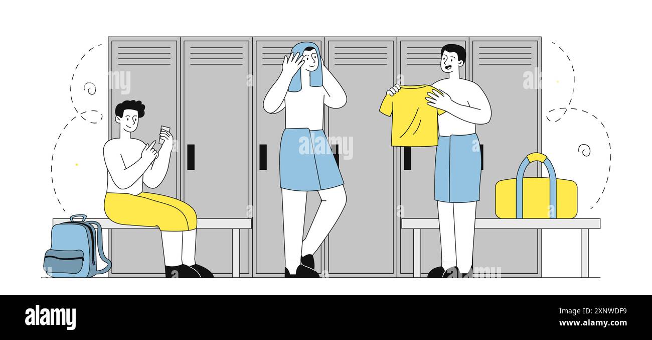 Locker room talk Stock Vector Images - Alamy