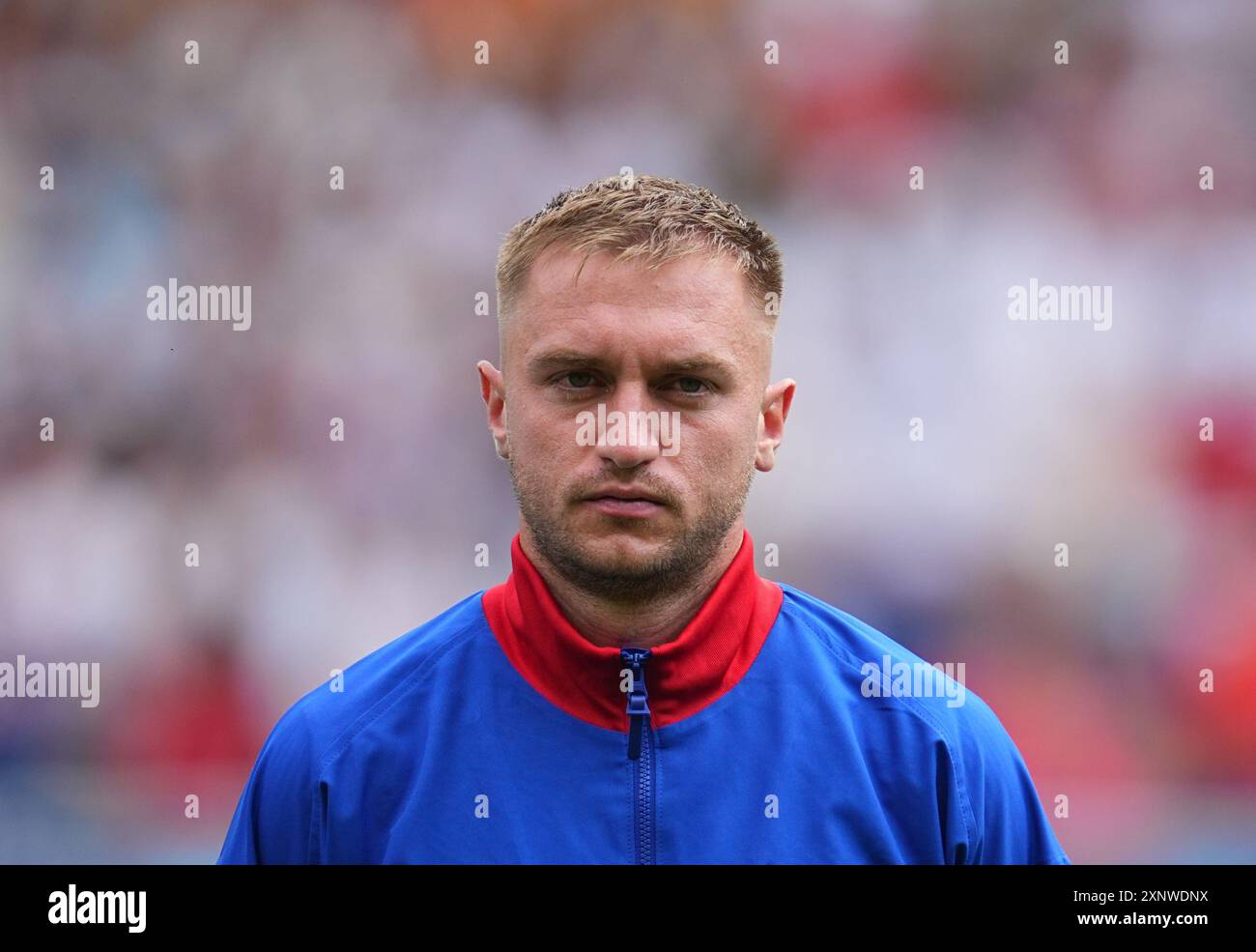 August 02 2024: Taylor Booth (USA) looks on during a Olympics- Quarter ...