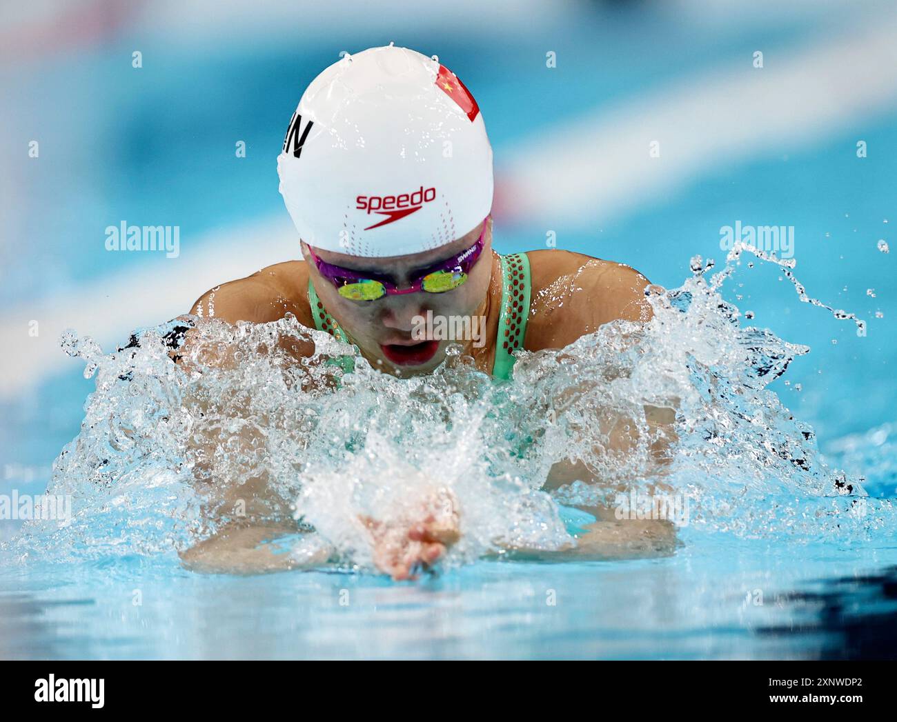 Paris, France. 2nd Aug, 2024. Tang Qianting of China competes during ...