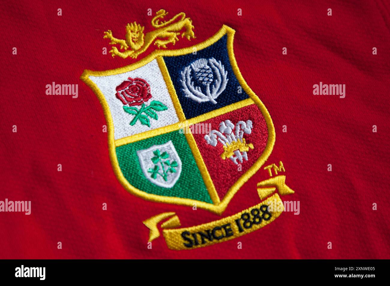 Rugby british lions logo hi-res stock photography and images - Alamy
