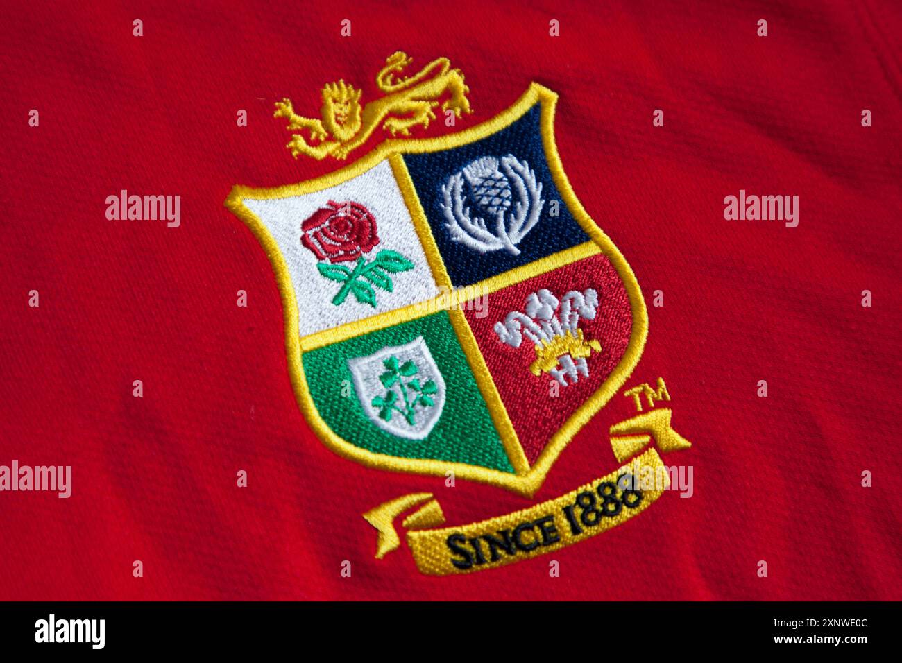 British & Irish Lions Rugby union team Emblem/Crest/Logo Stock Photo ...