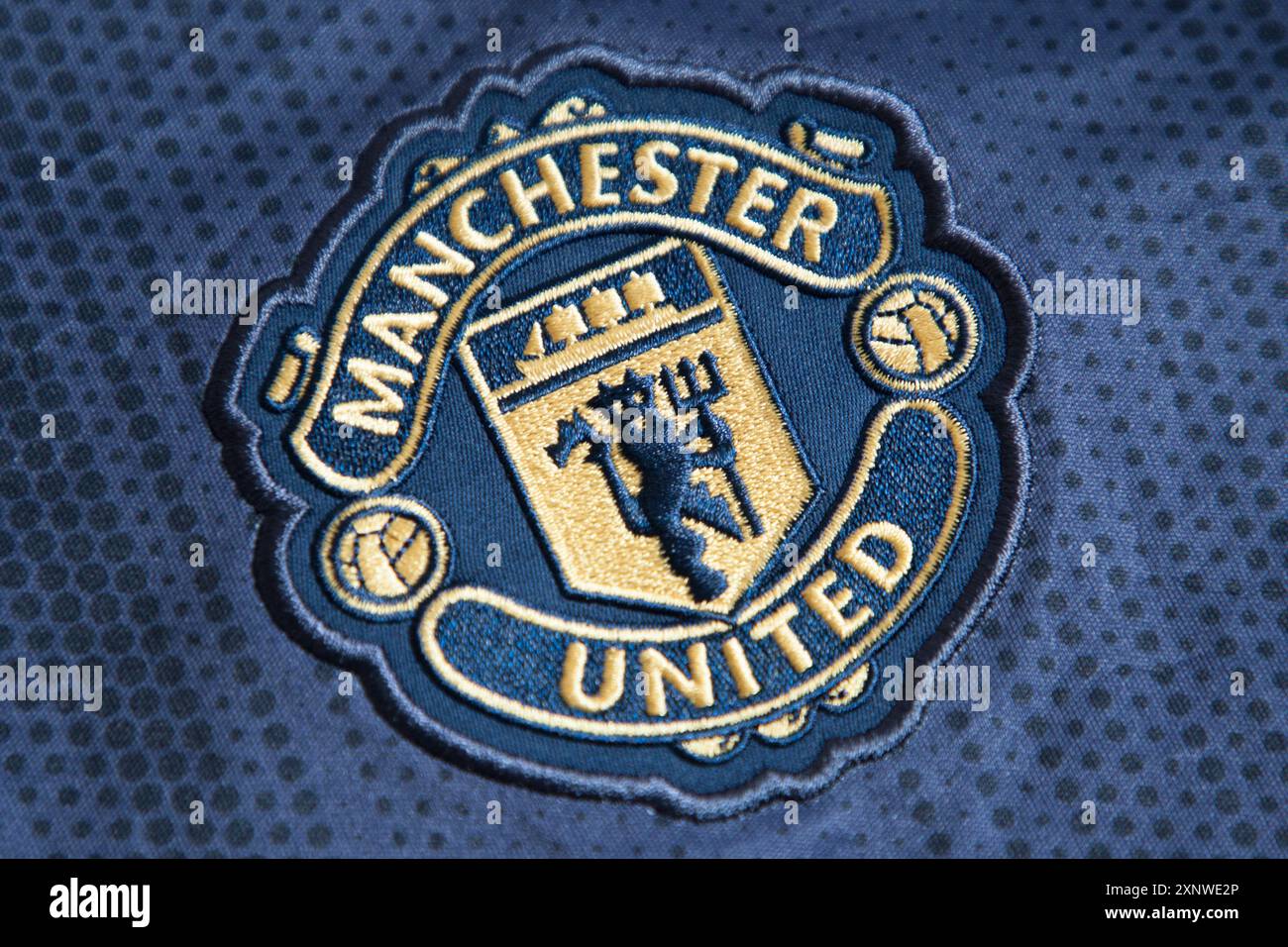 Manchester United's Crest/Logo/Emblem in alternative colourway Stock ...
