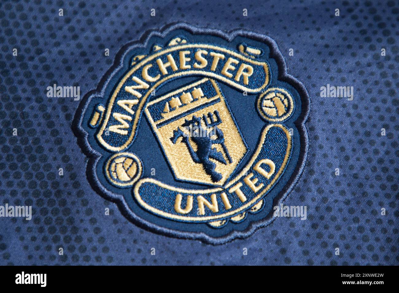 Manchester United's Crest/Logo/Emblem in alternative colourway Stock ...