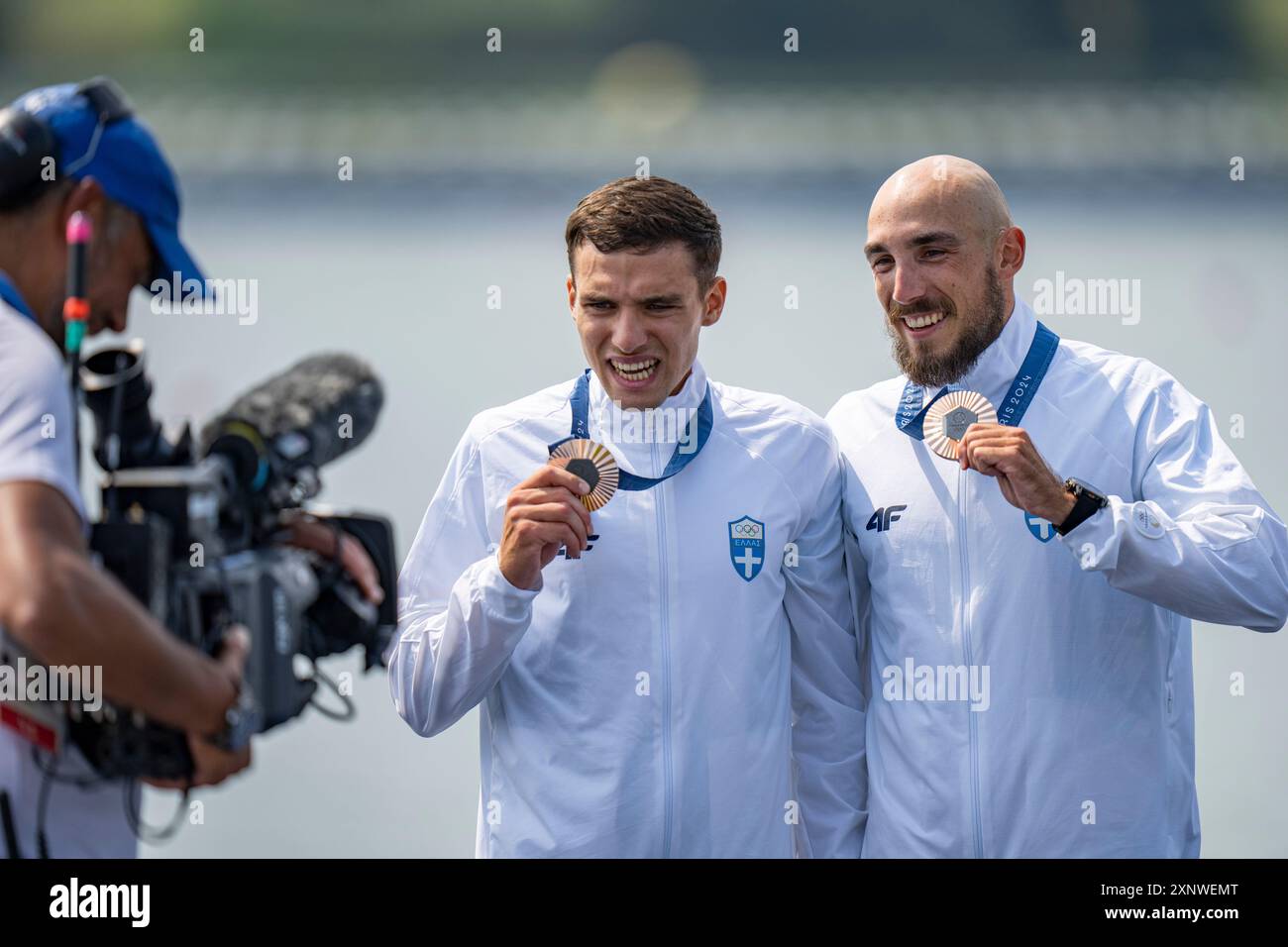 Vaires Sur Marne. 2nd Aug, 2024. Bronze medalists Antonios ...
