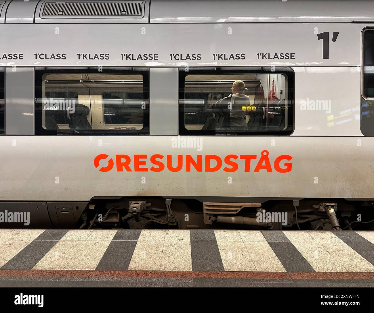 FILED - 02 August 2024, Sweden, Malmö: Passers-by board the Öresund ...