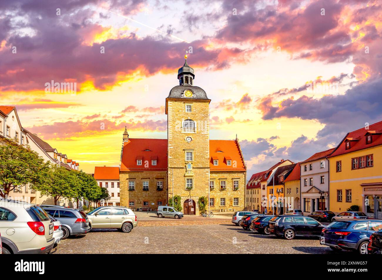 Old city of Querfurt, Germany Stock Photo - Alamy