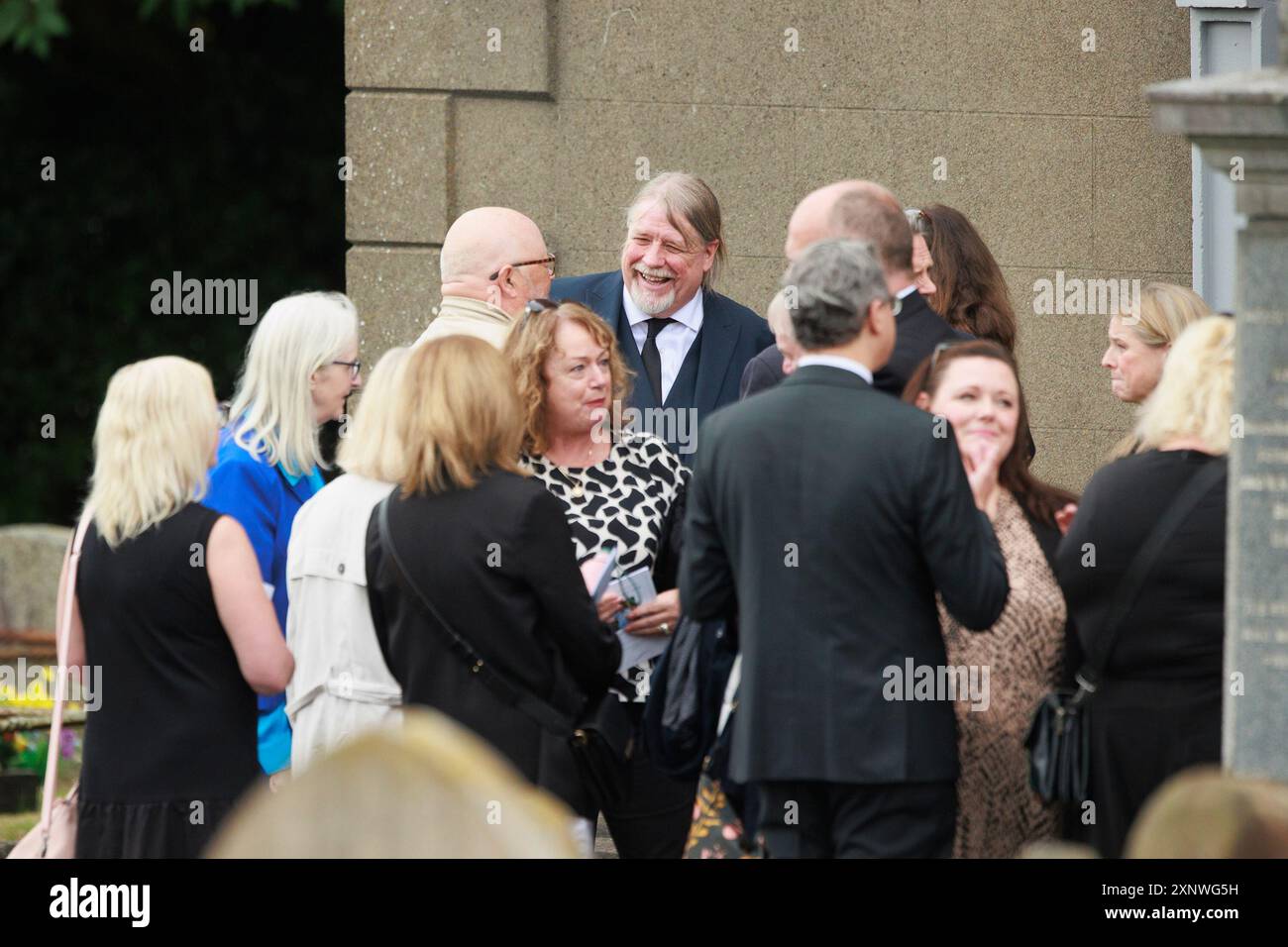Mike Edgar (centre back), who led a tribute at Trinity Presbyterian ...