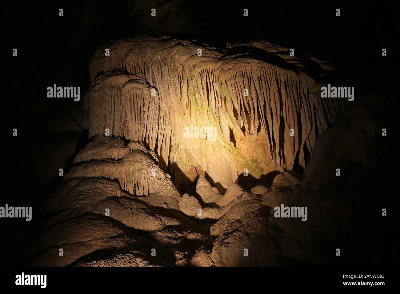 Geological formation - Carlsbad Caverns National Park, New Mexico Stock ...