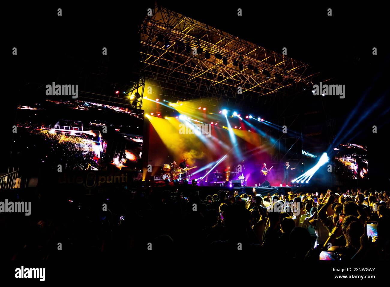 Italian singer Music Concert - ALFA Tour estivo 2024 Alfa s fans during ...