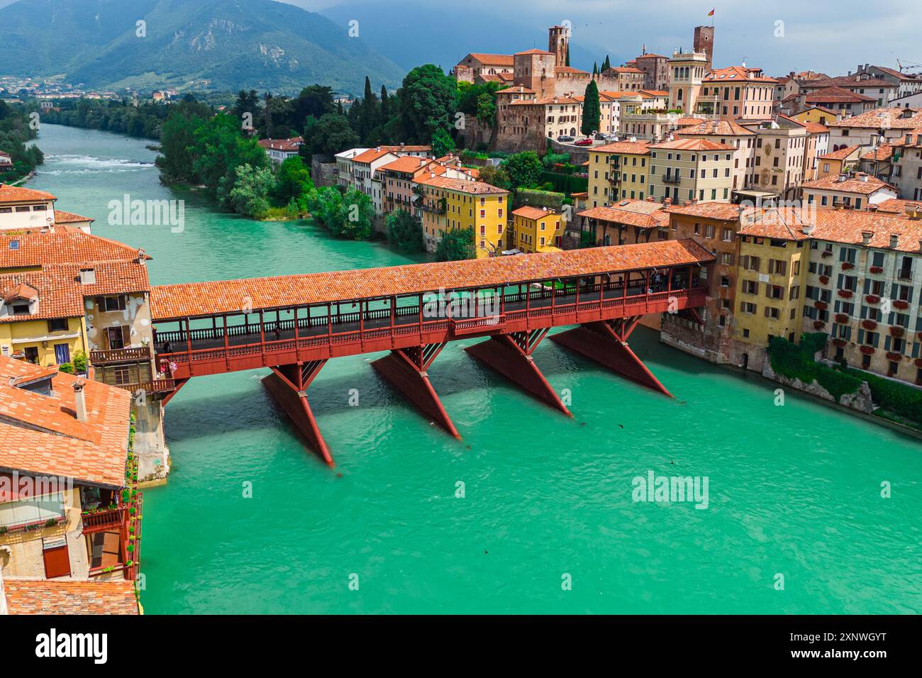 Ponte degli Alpini in Bassano del Grappa, Veneto, Italy – An iconic ...