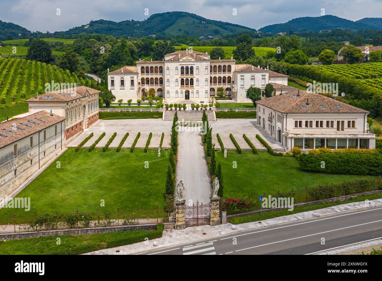 Villa Rinaldi in Asolo, Treviso, Italy – A historic villa set amidst ...
