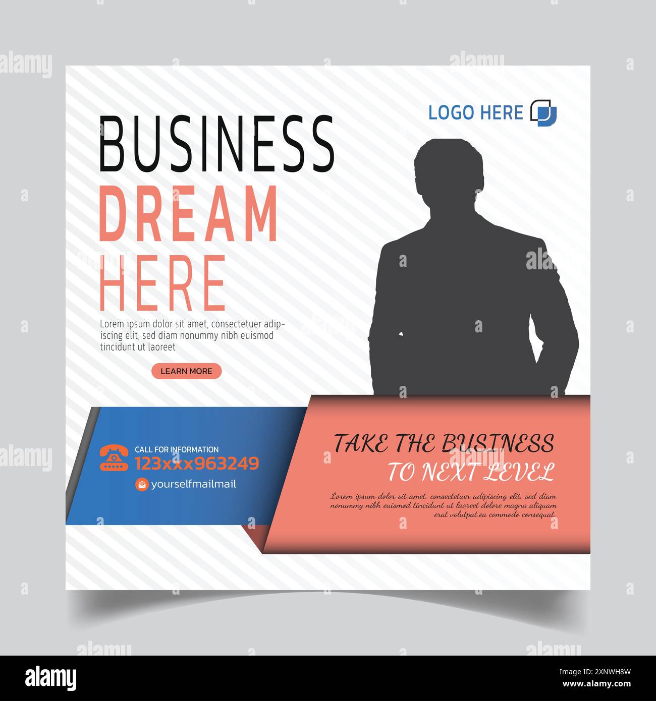 Modern Trending Social Media Post Design Template Stock Vector Image ...