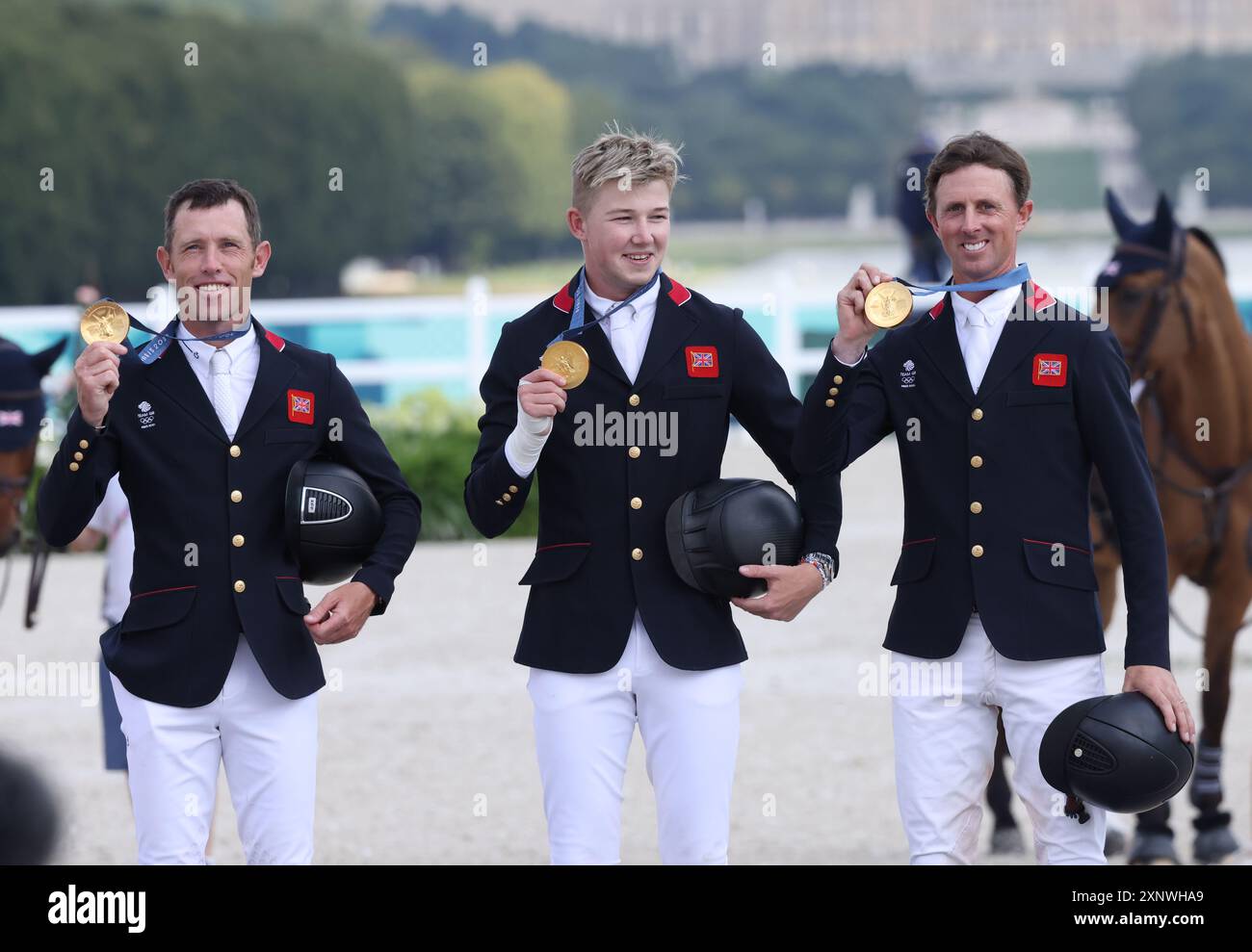 Paris, France. 02nd Aug, 2024. Paris Olympics: Equestrian. Ben Maher ...