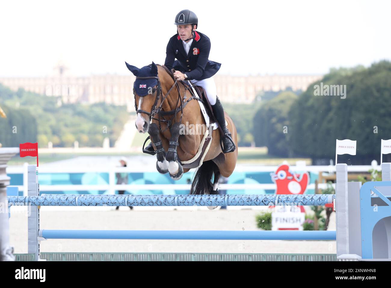 Paris, France. 02nd Aug, 2024. Paris Olympics: Equestrian. Scott Brash ...