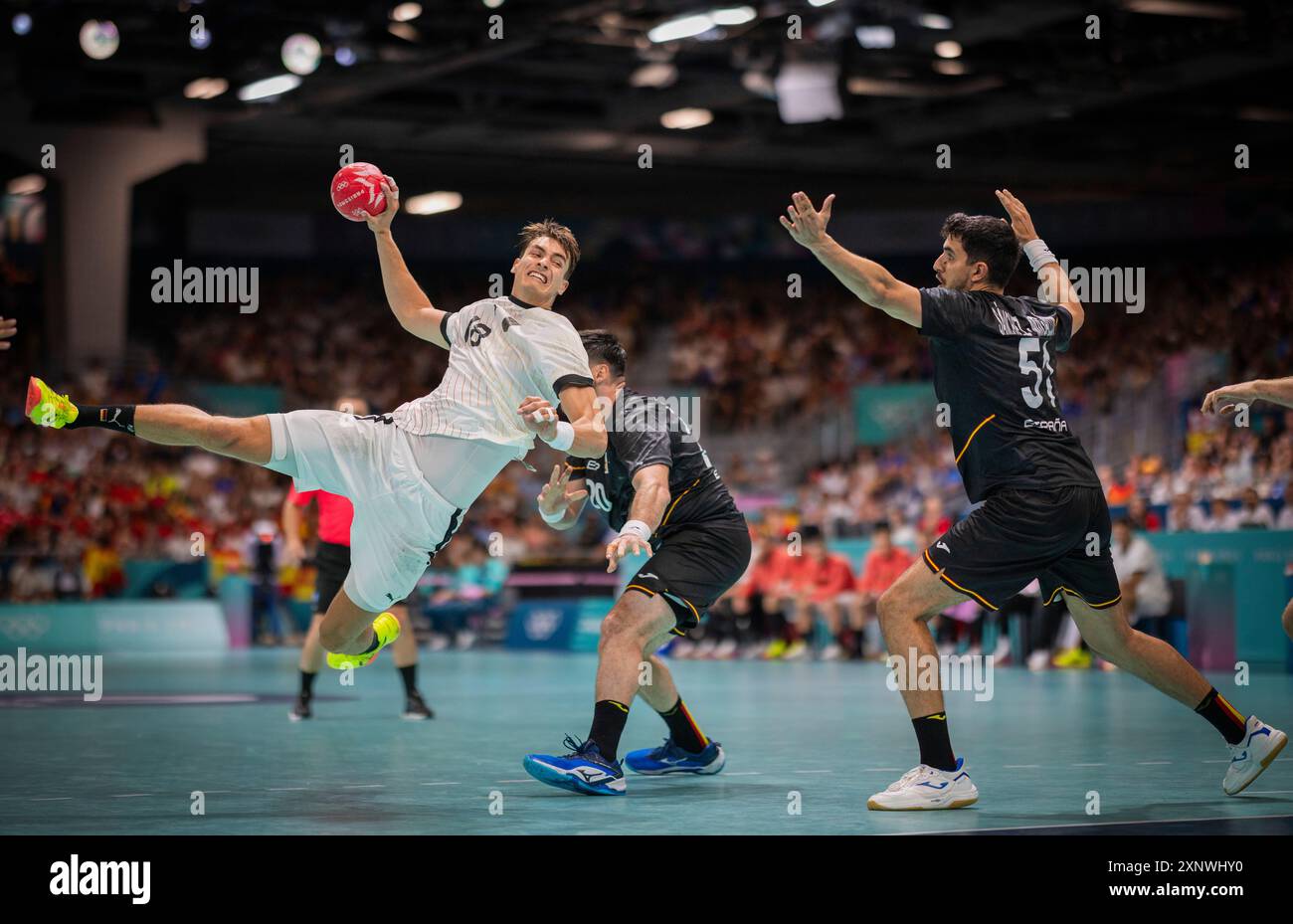 Paris, France. 02nd AUG 2024. Julian Koester (GER) Miguel Sanchez ...