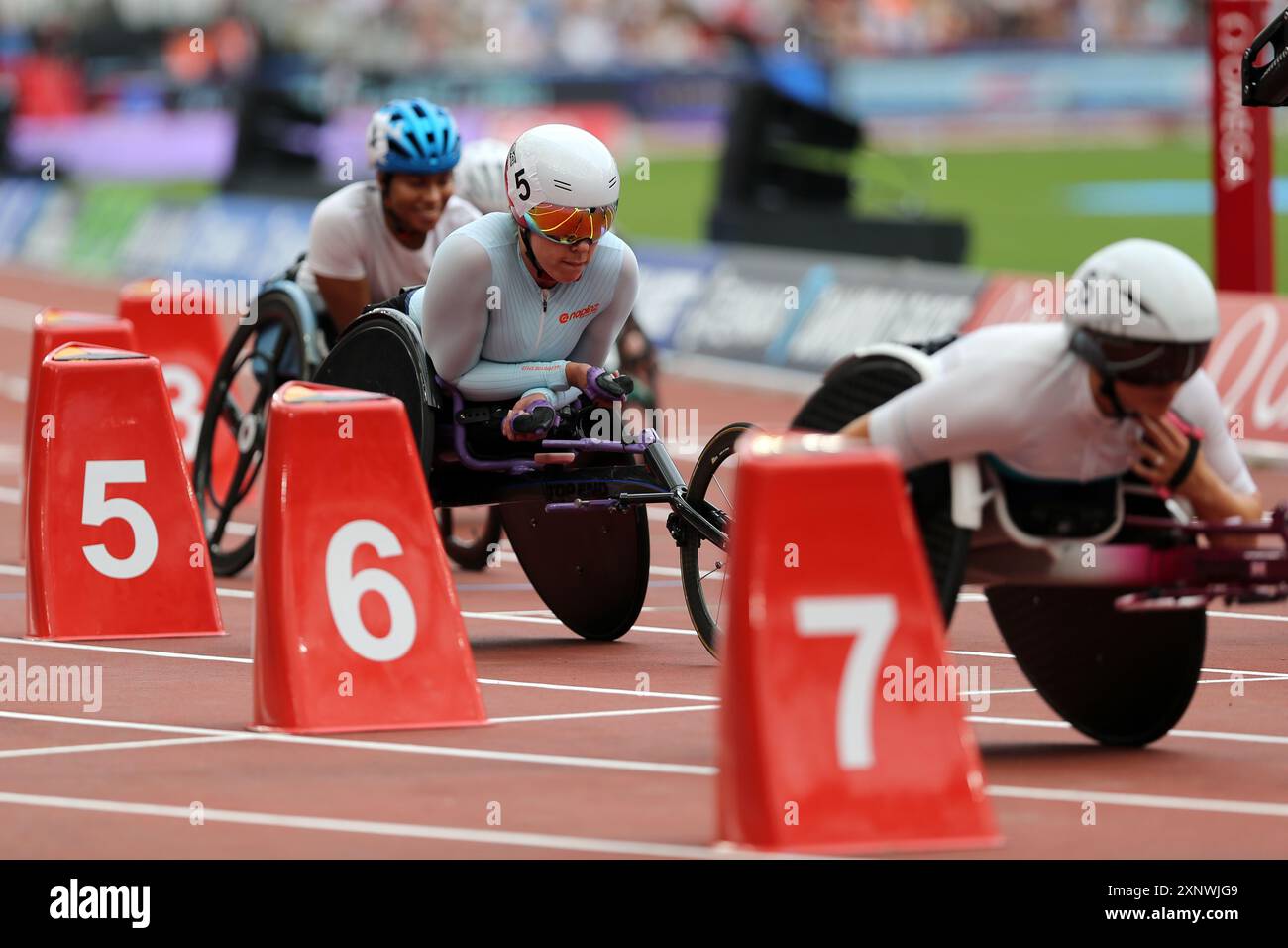 Hannah COCKROFT (Great Britain), on the start line of the Women's 800m ...