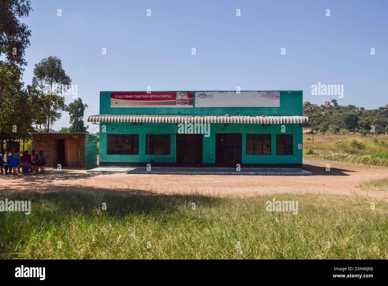 Zimbabwe, 27th April 2024. A bottle store in rural Zimbabwe. Credit ...