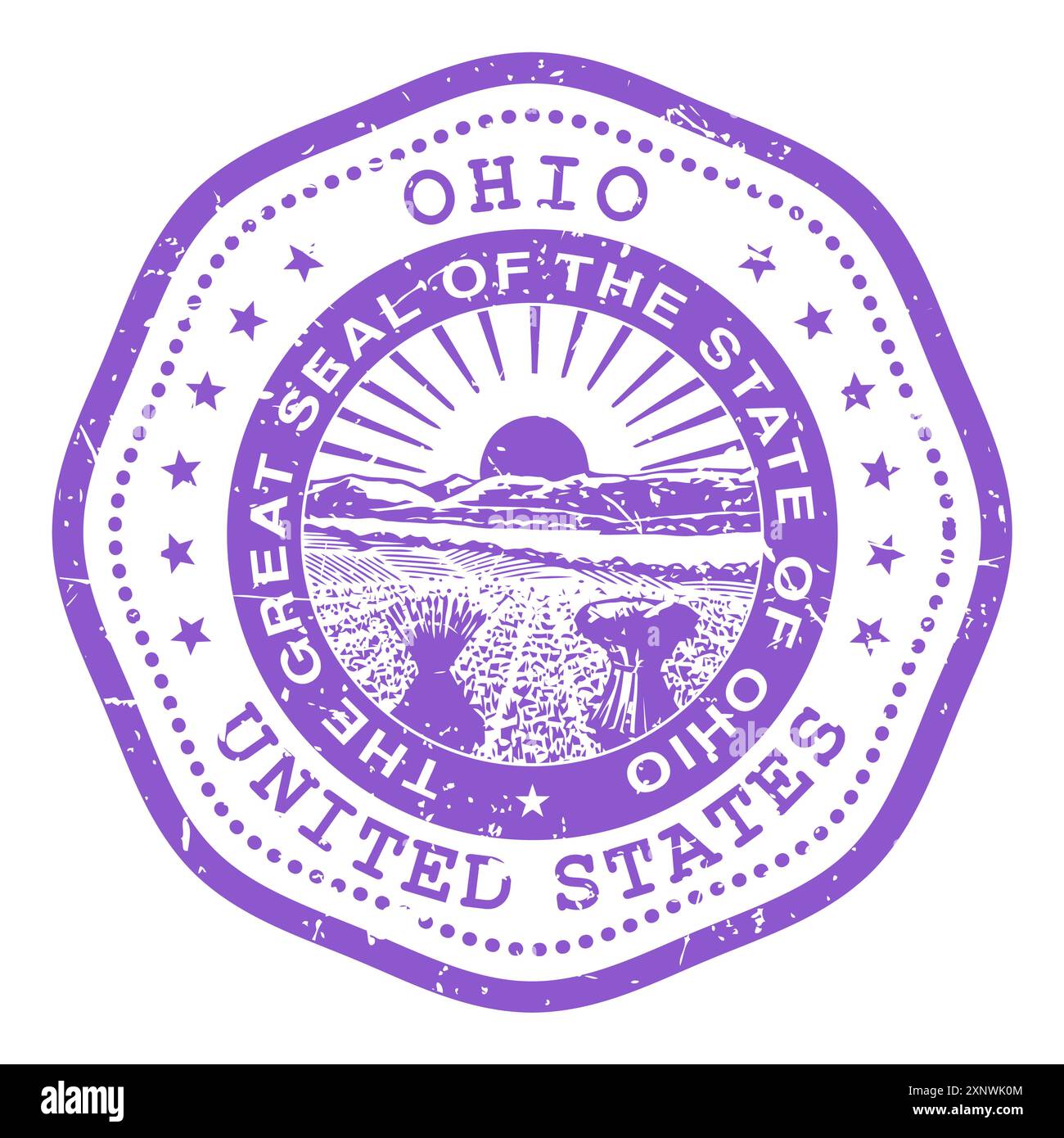 Ohio state seal Stock Vector Images - Alamy
