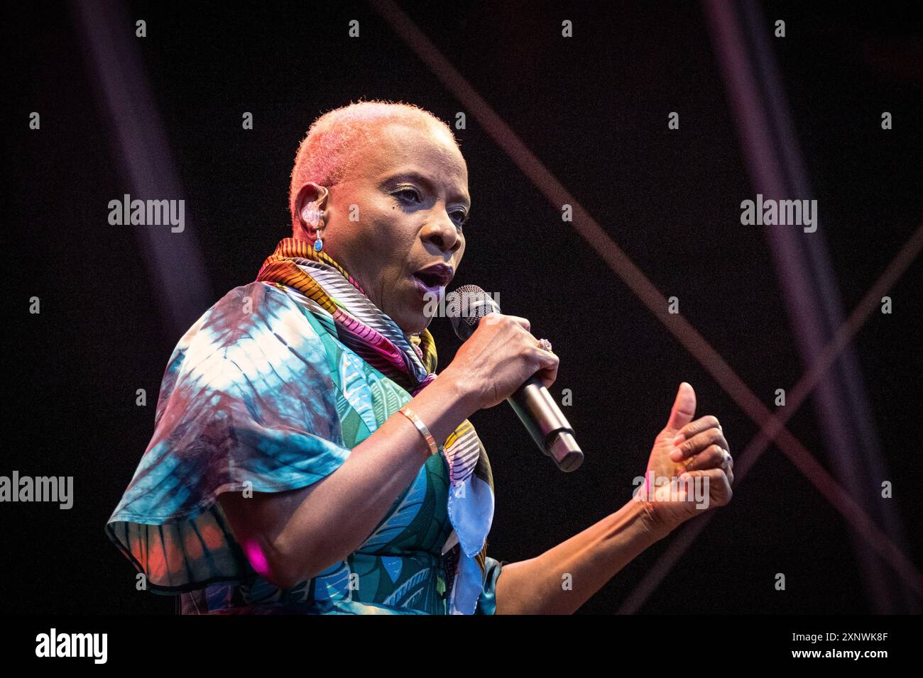 Trondheim, Norway. 30th, July 2024. The Beninese-French singer and ...
