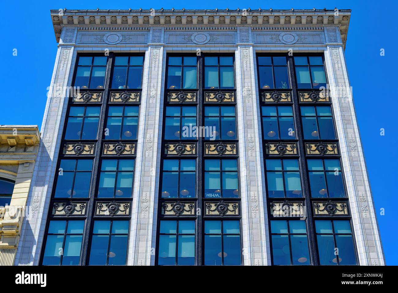 Detroit, USA - July 25, 2024: Architectural features of the Merchant's ...