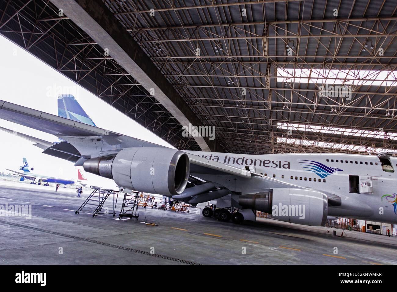 20 April 2010, Jakarta,Indonesia: Garuda Indonesia Aircraft At GMF ...