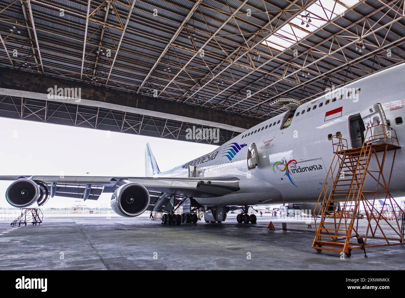 20 April 2010, Jakarta,Indonesia: Garuda Indonesia Aircraft At GMF ...