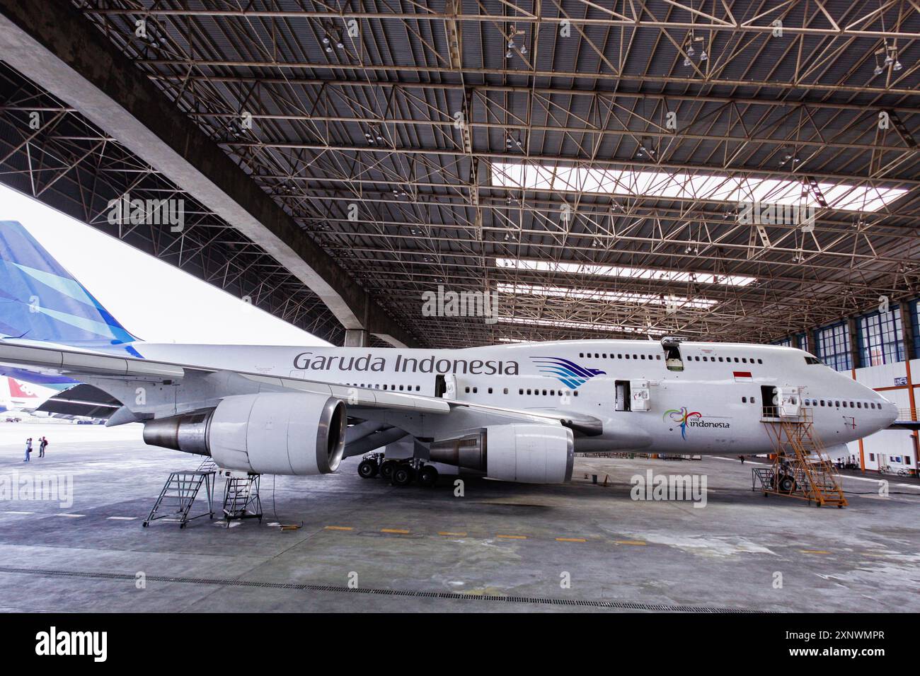 20 April 2010, Jakarta,Indonesia: Garuda Indonesia Aircraft At GMF ...