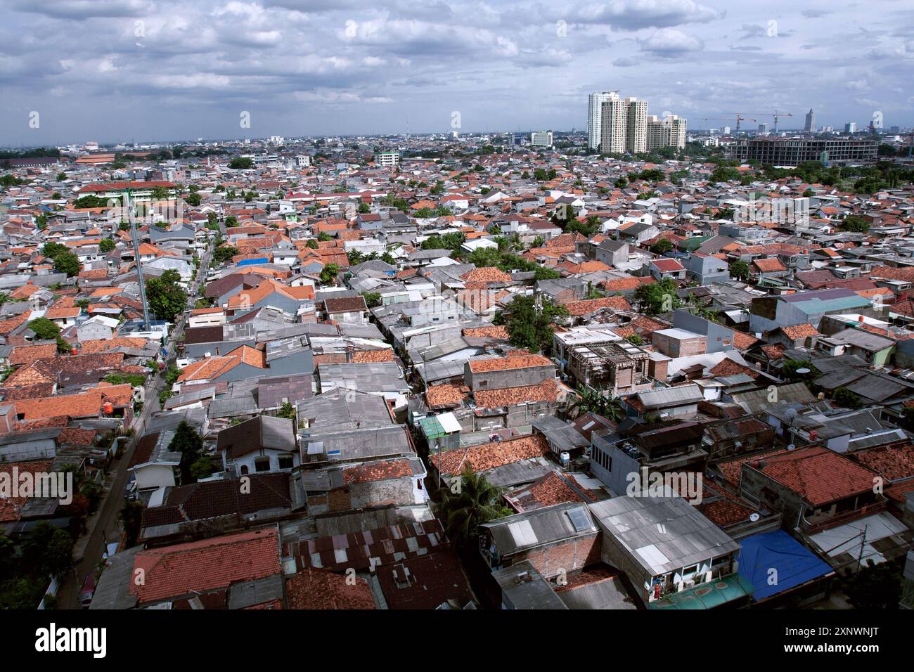 Jakarta city from above hi-res stock photography and images - Alamy