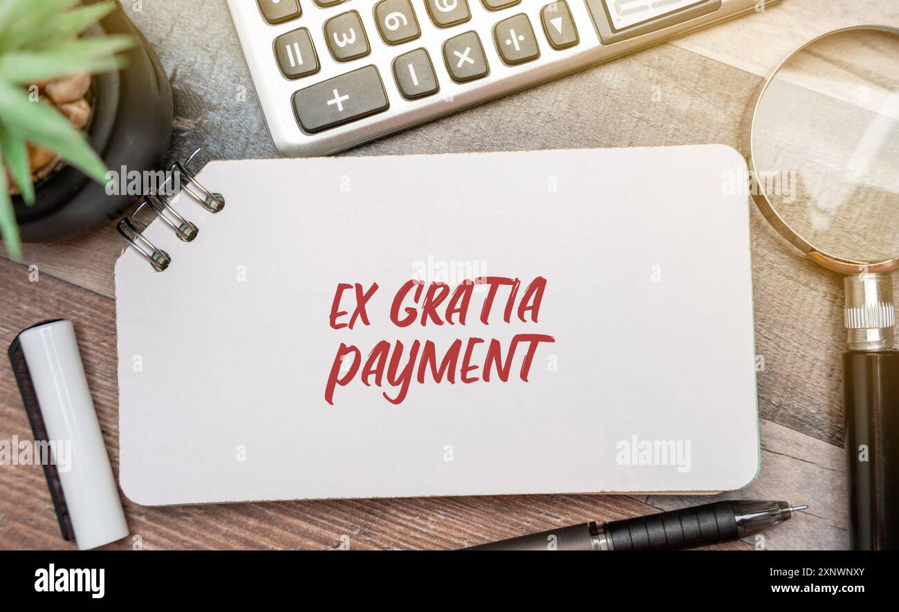 Ex gratia payment hi-res stock photography and images - Alamy