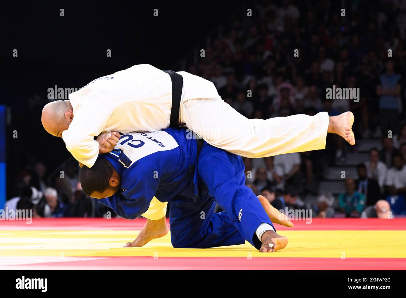 Andy Granda ( CUB ) vs Ushangi Kokauri ( AZE ), Judo, Men +100 kg ...