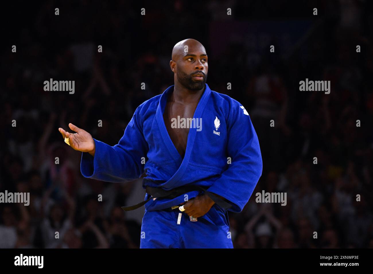 Teddy Riner ( FRA ) vs Temur Rakhimov ( TJK ), Judo, Men +100 kg ...