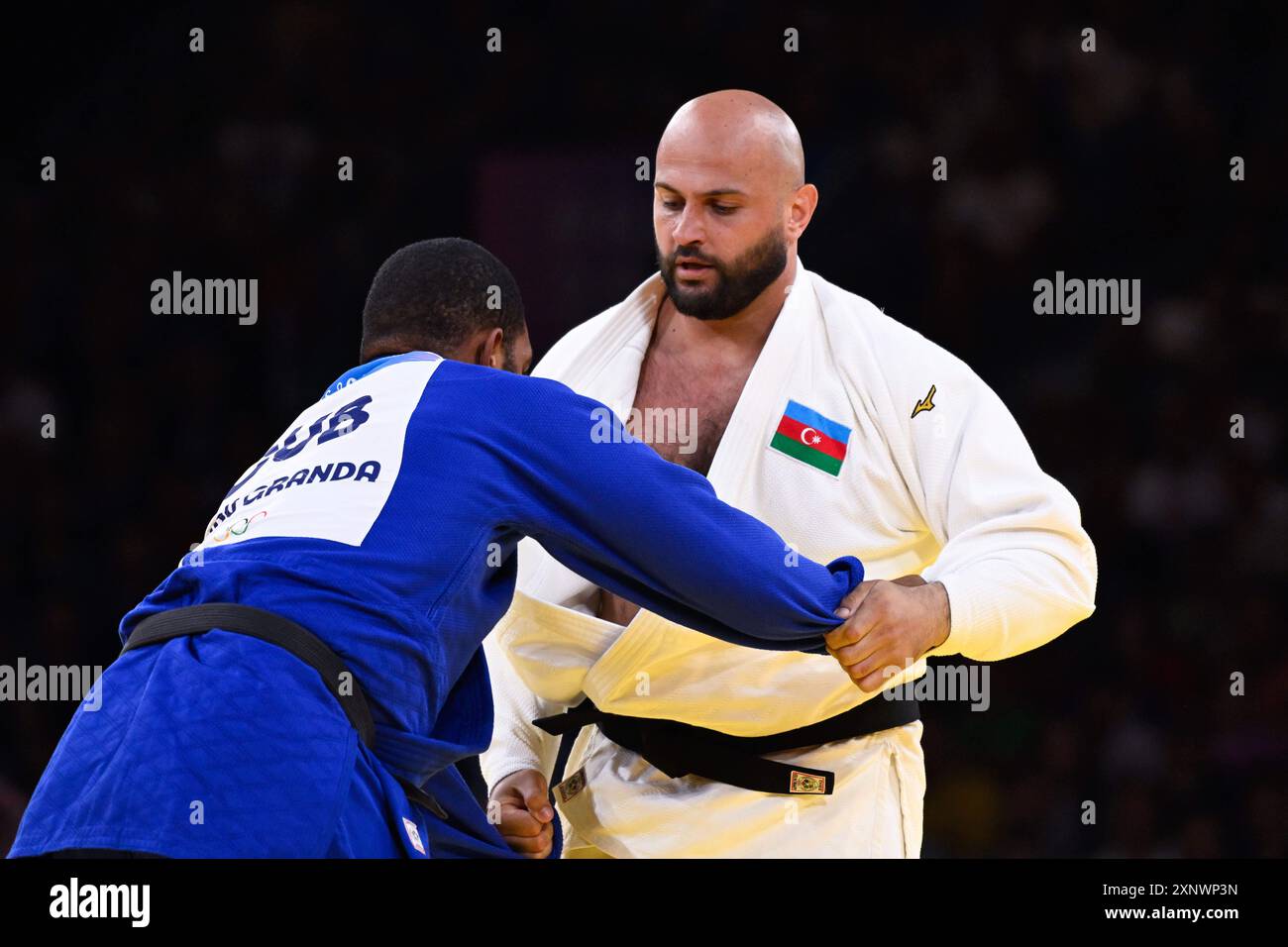 Andy Granda ( CUB ) vs Ushangi Kokauri ( AZE ), Judo, Men +100 kg ...
