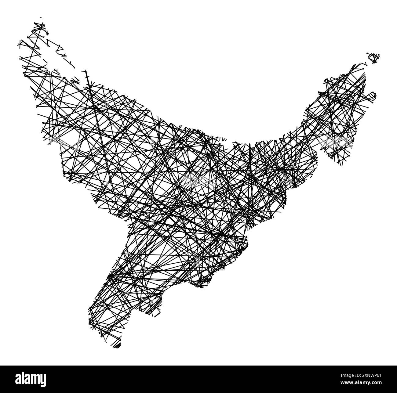 Bay of plenty outline map Black and White Stock Photos & Images - Alamy