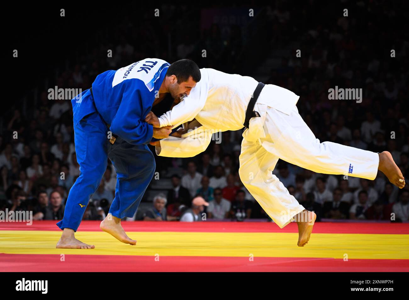 Andy Granda ( CUB ) vs Temur Ralhimov ( TJK ), Judo, Men +100 kg ...