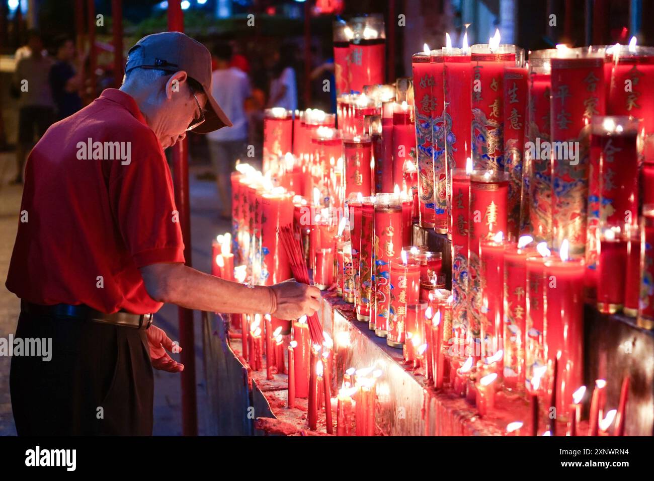 28 January 2017, Jakarta, Indonesia: Lighting Candles at Cin De Yuan ...