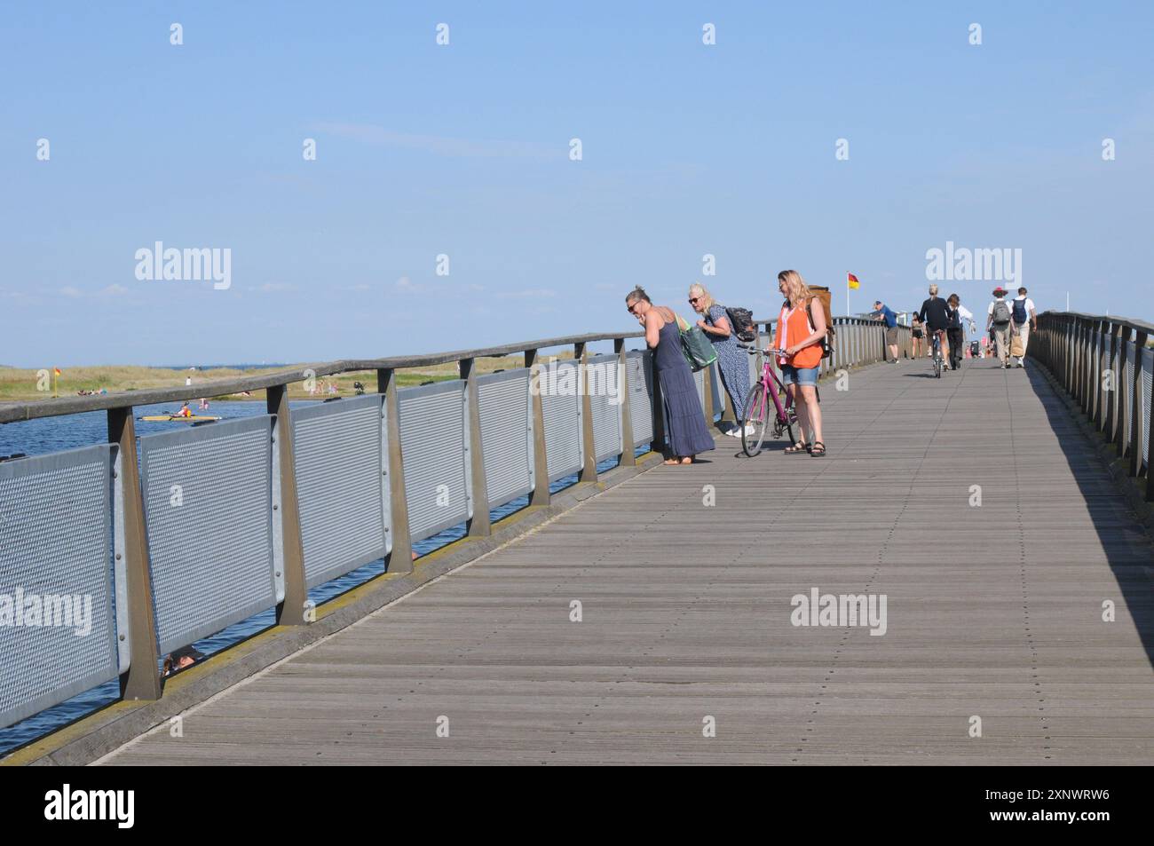 Aamager /Copenhagen/ Denmark/02 August 2024/ Amager beach ad also ...