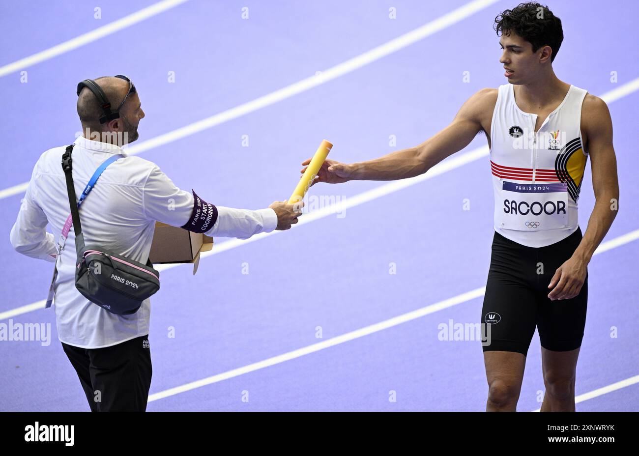 Paris, France. 02nd Aug, 2024. Belgian athlete Jonathan Sacoor pictured ...