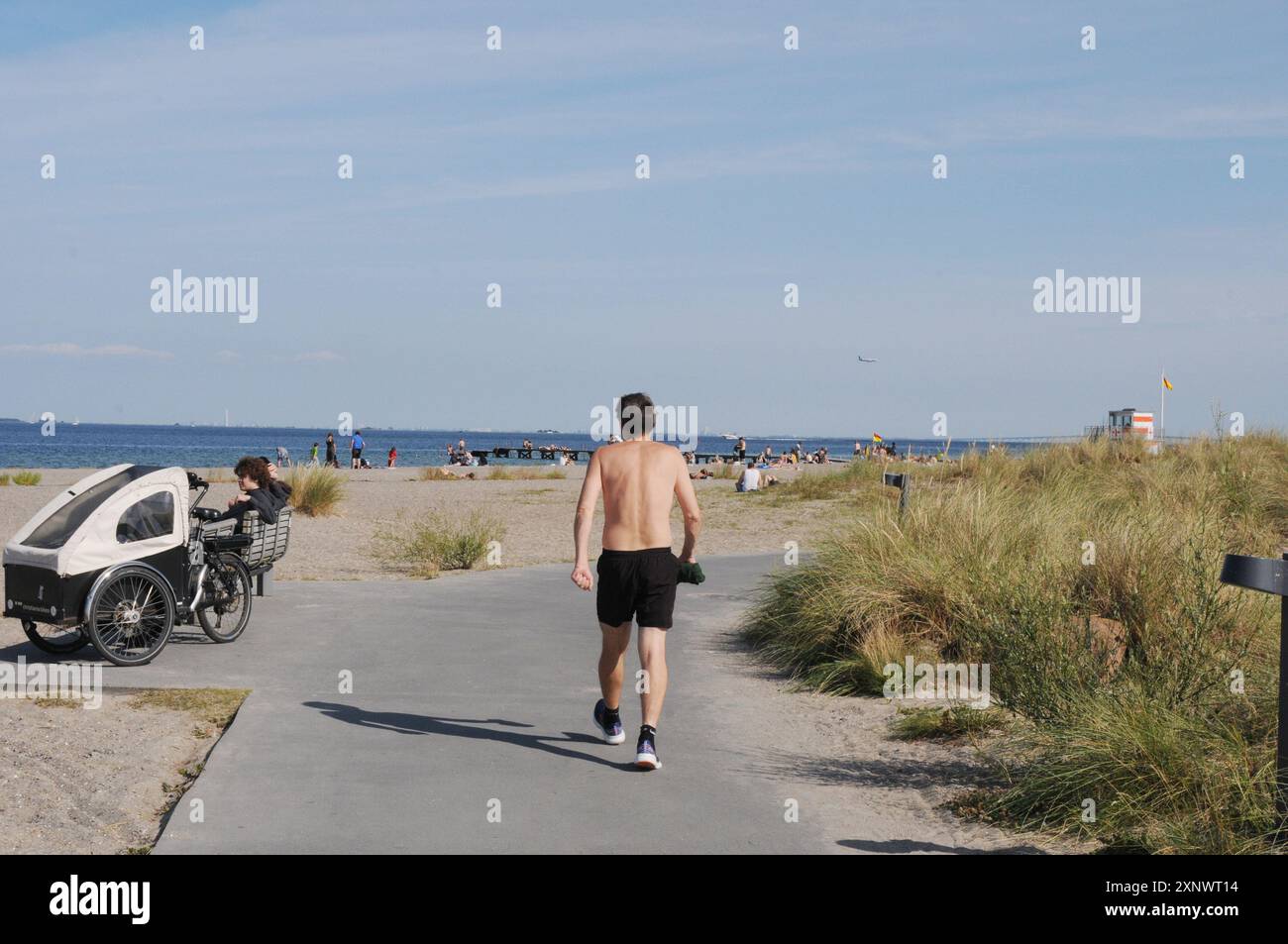Aamager /Copenhagen/ Denmark/02 August 2024/ Amager beach ad also ...