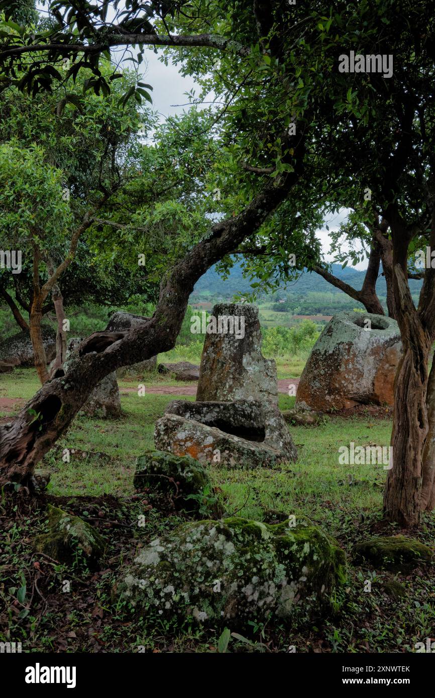 UNESCO World Heritage Plain of Jars, Phonsavan, Xieng Khouang, Laos ...
