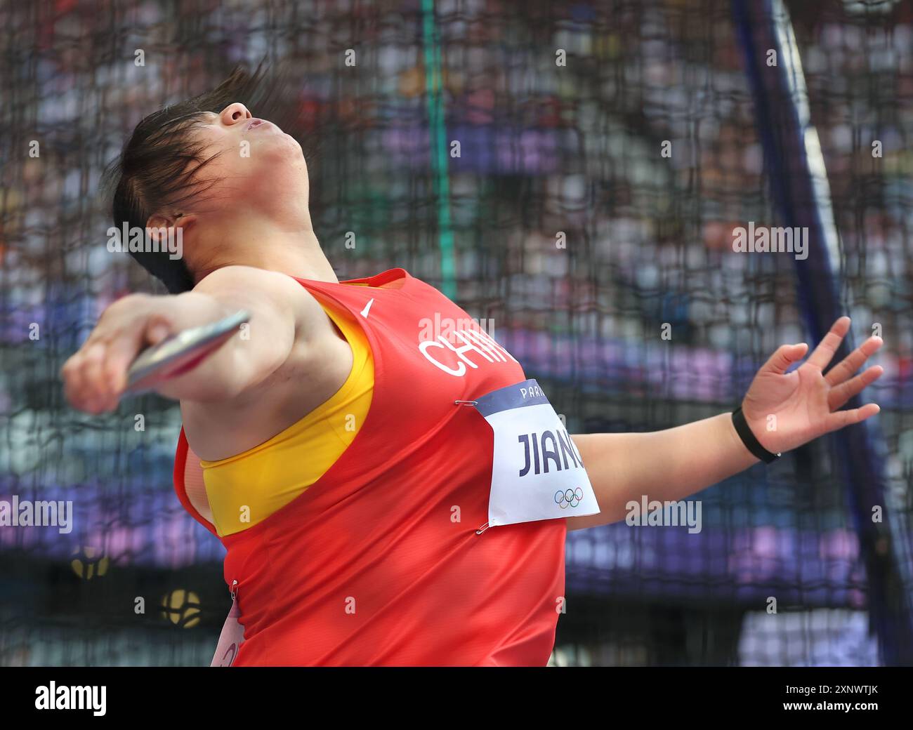 Paris, France. 2nd Aug, 2024. Jiang Zhichao of China competes during ...