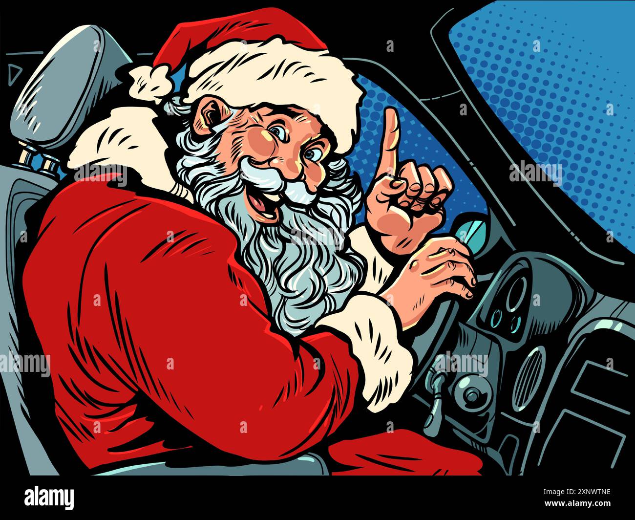 Portrait smiling man in car Stock Vector Images - Alamy