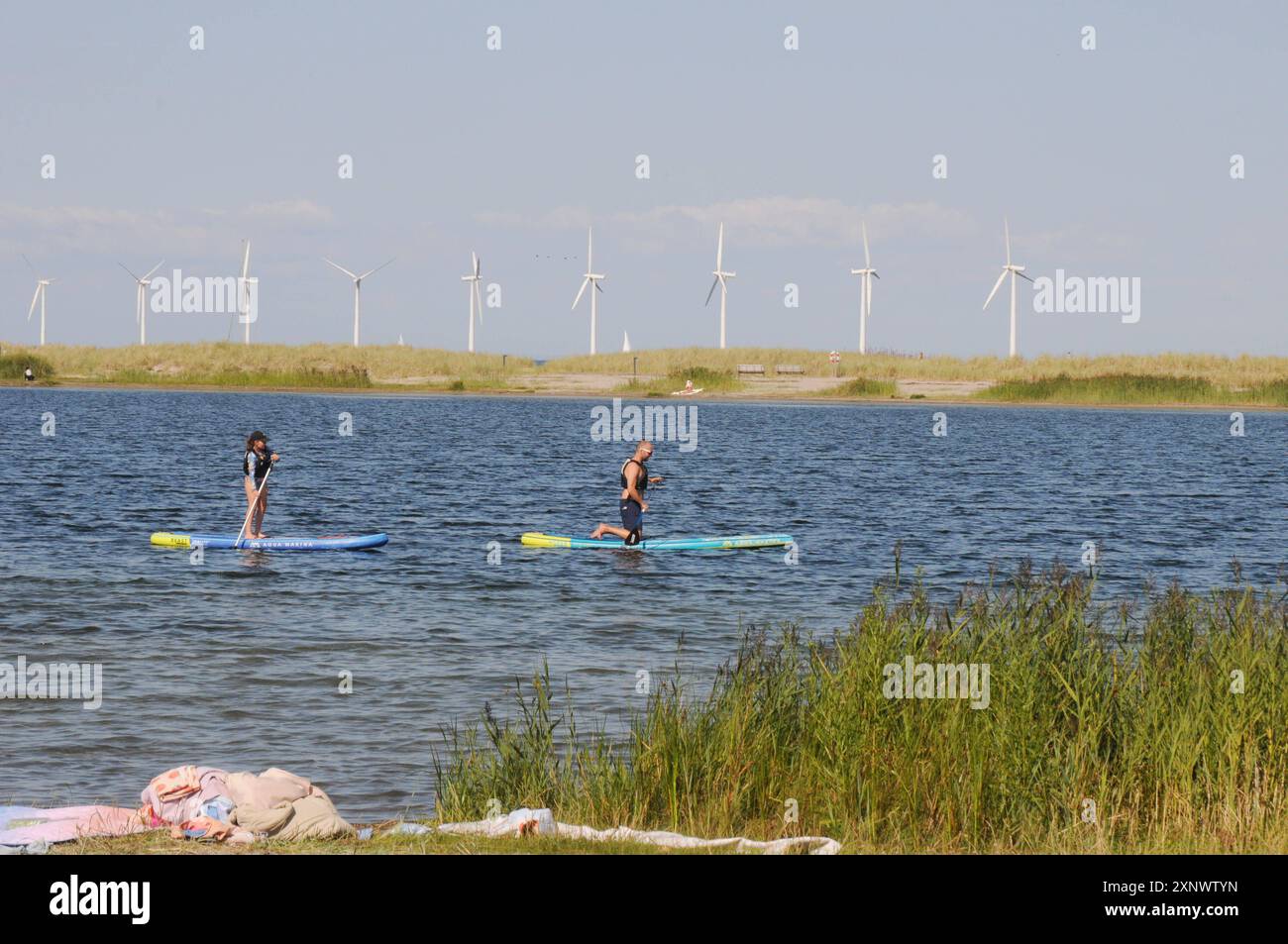 Aamager /Copenhagen/ Denmark/02 August 2024/ Amager beach ad also ...