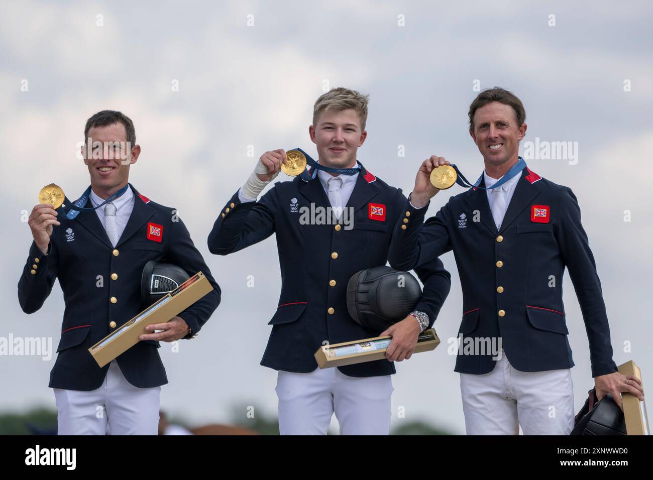 Versailles, France. 02nd Aug, 2024. Gold Medalists, Great Britain with ...