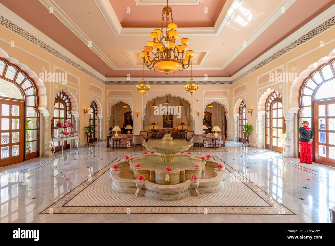 Rambagh Palace Hotel, Jaipur, Rajasthan, India, South Asia, Asia ...