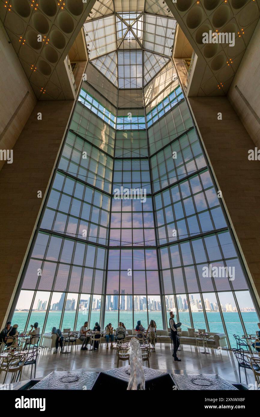 Interior of Museum of Islamic Art, Doha, Qatar, Middle East Copyright ...