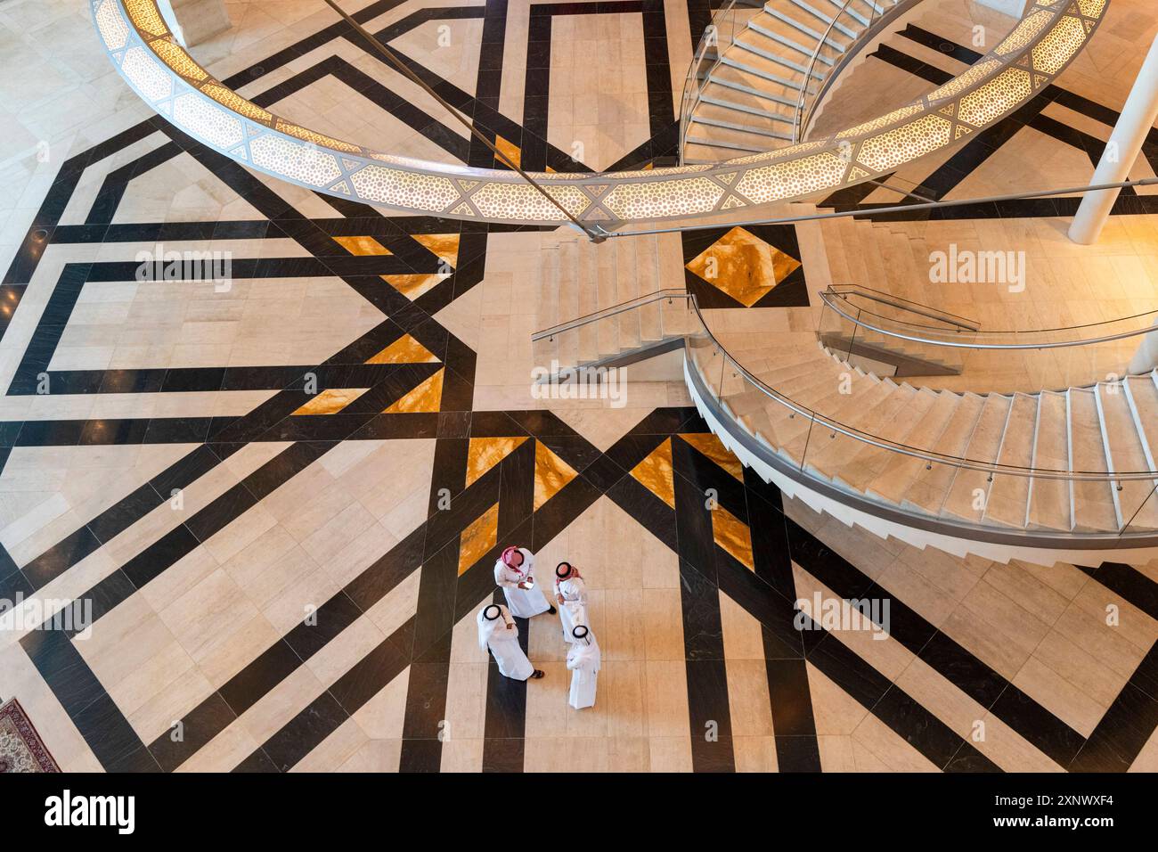 Interior of Museum of Islamic Art, Doha, Qatar, Middle East Copyright ...