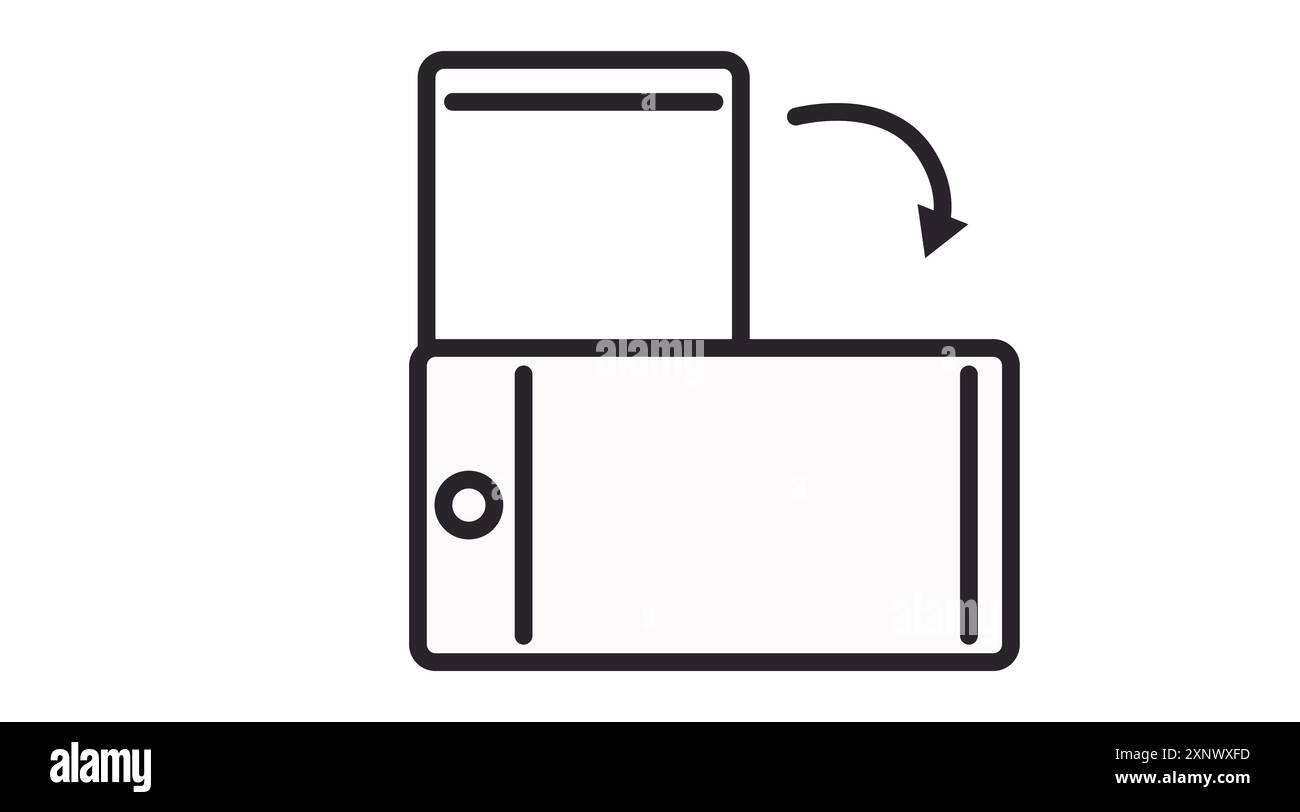 Tilt horizontal Stock Vector Images - Alamy